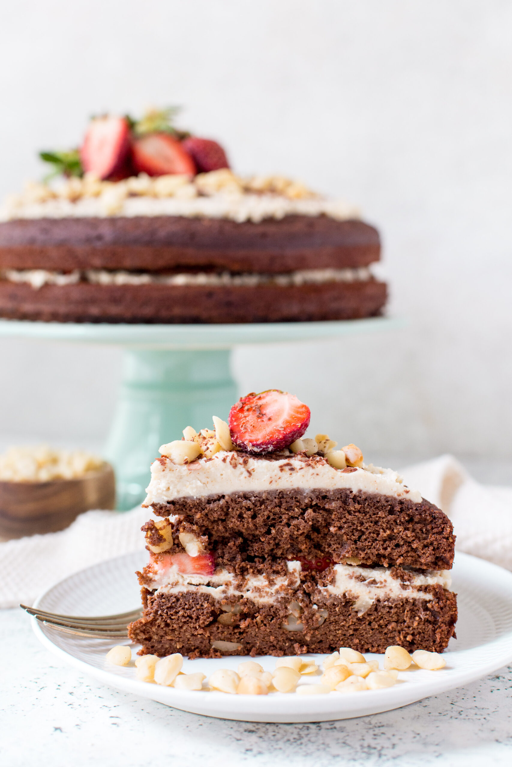 Celebrate with these show stopping macadamia cakes