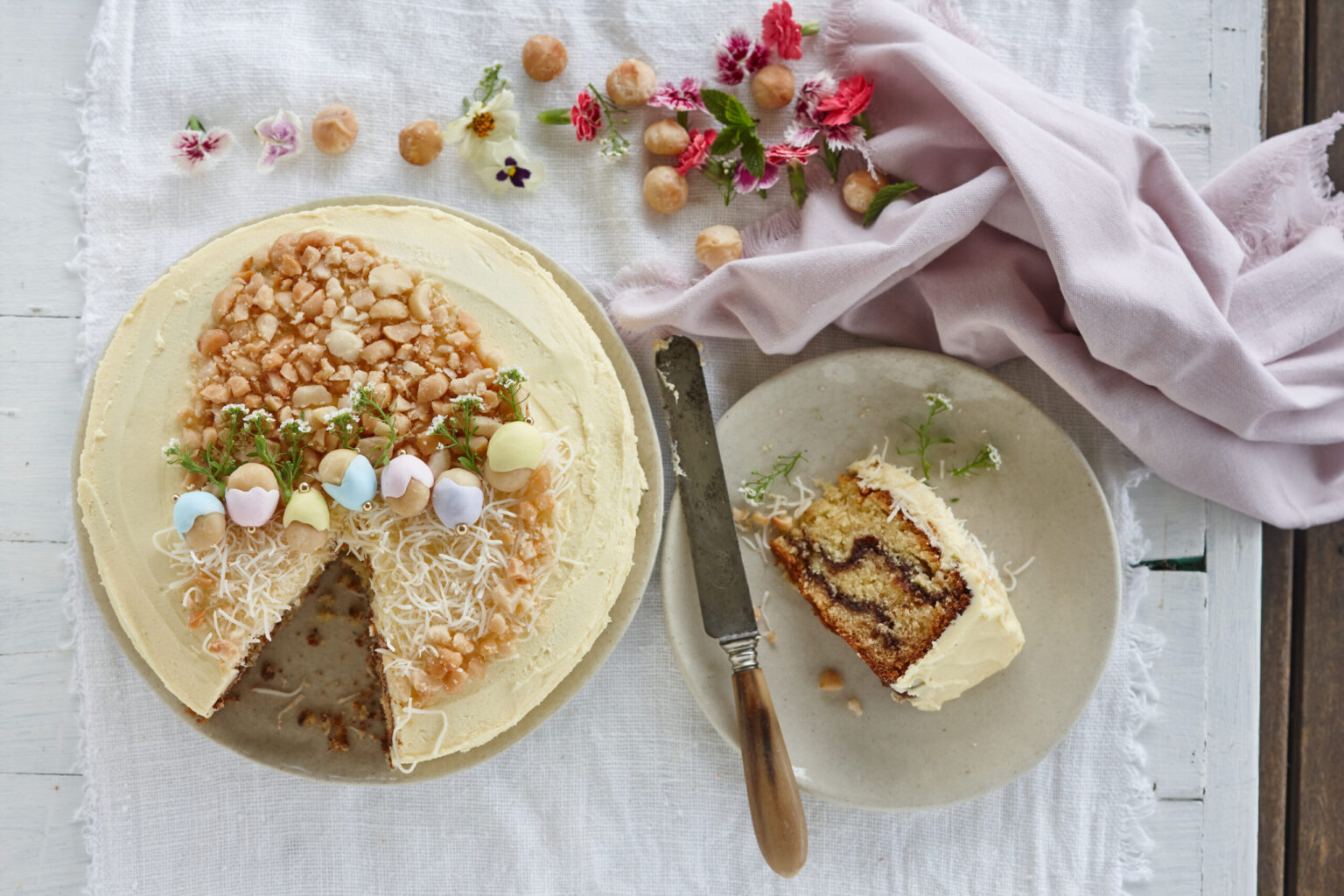 Macadamia and chocolate tart - Australian Macadamias